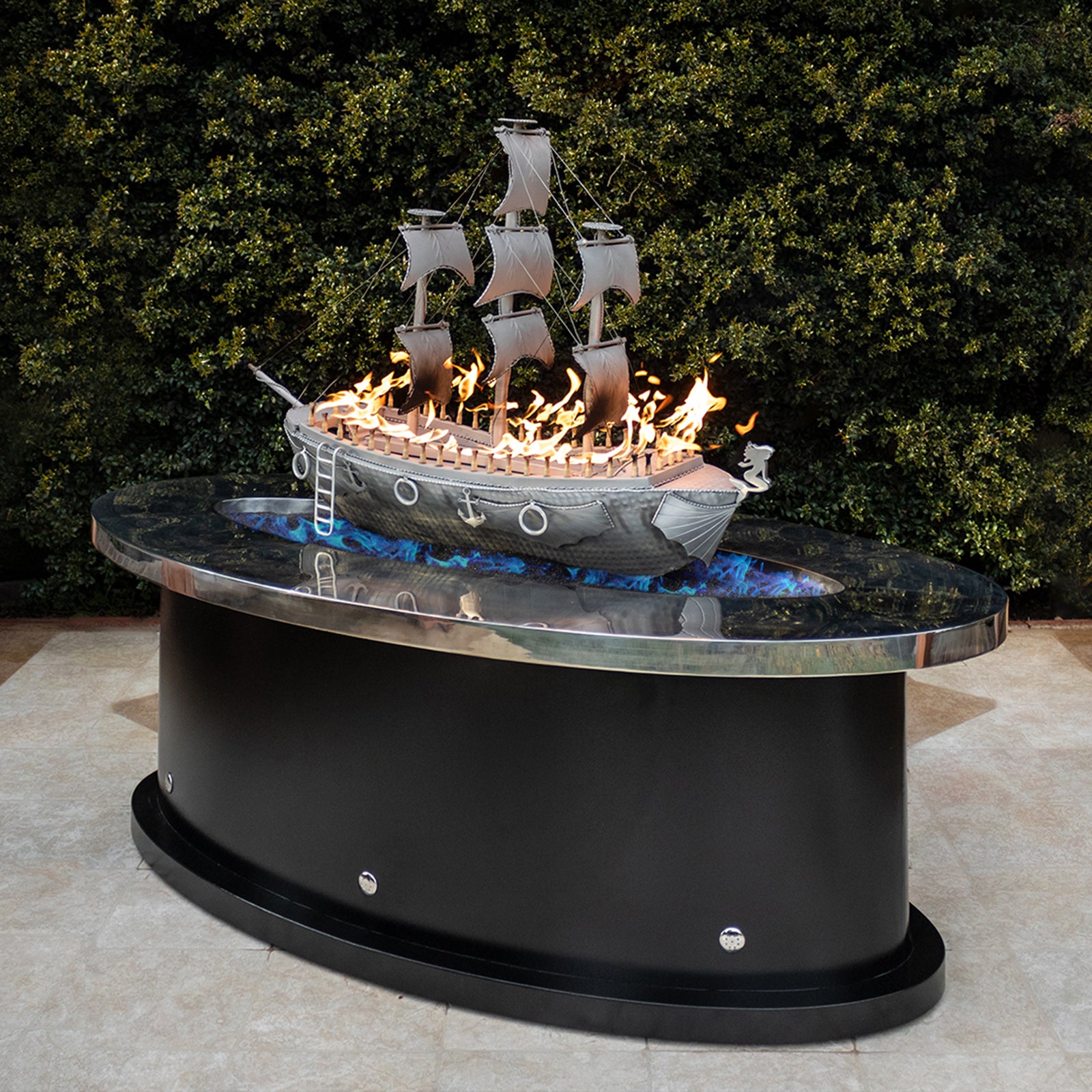 La Pinta Fire Table - 72" – The Luxe Cave