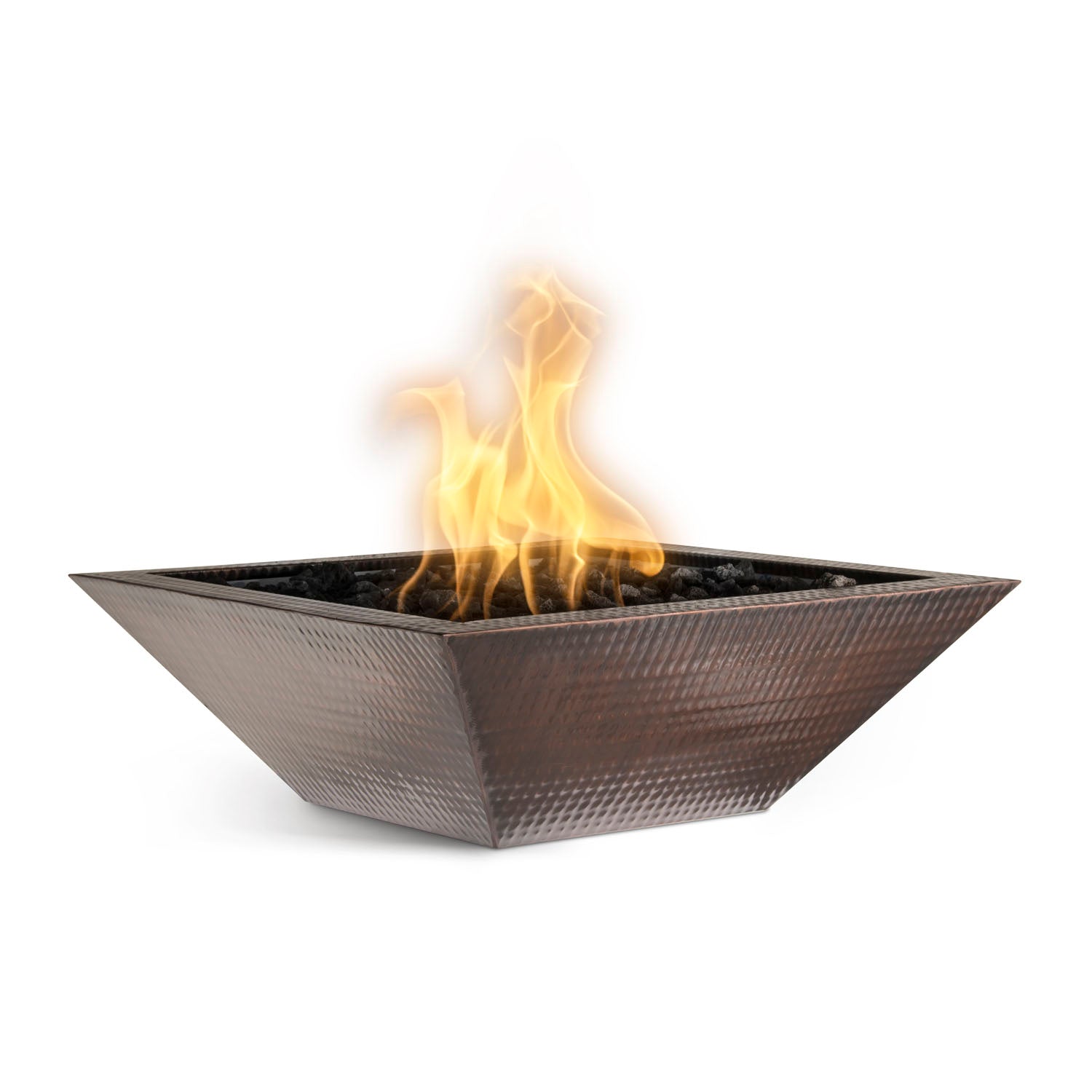 Maya Fire Bowl - Hammered Copper – The Luxe Cave